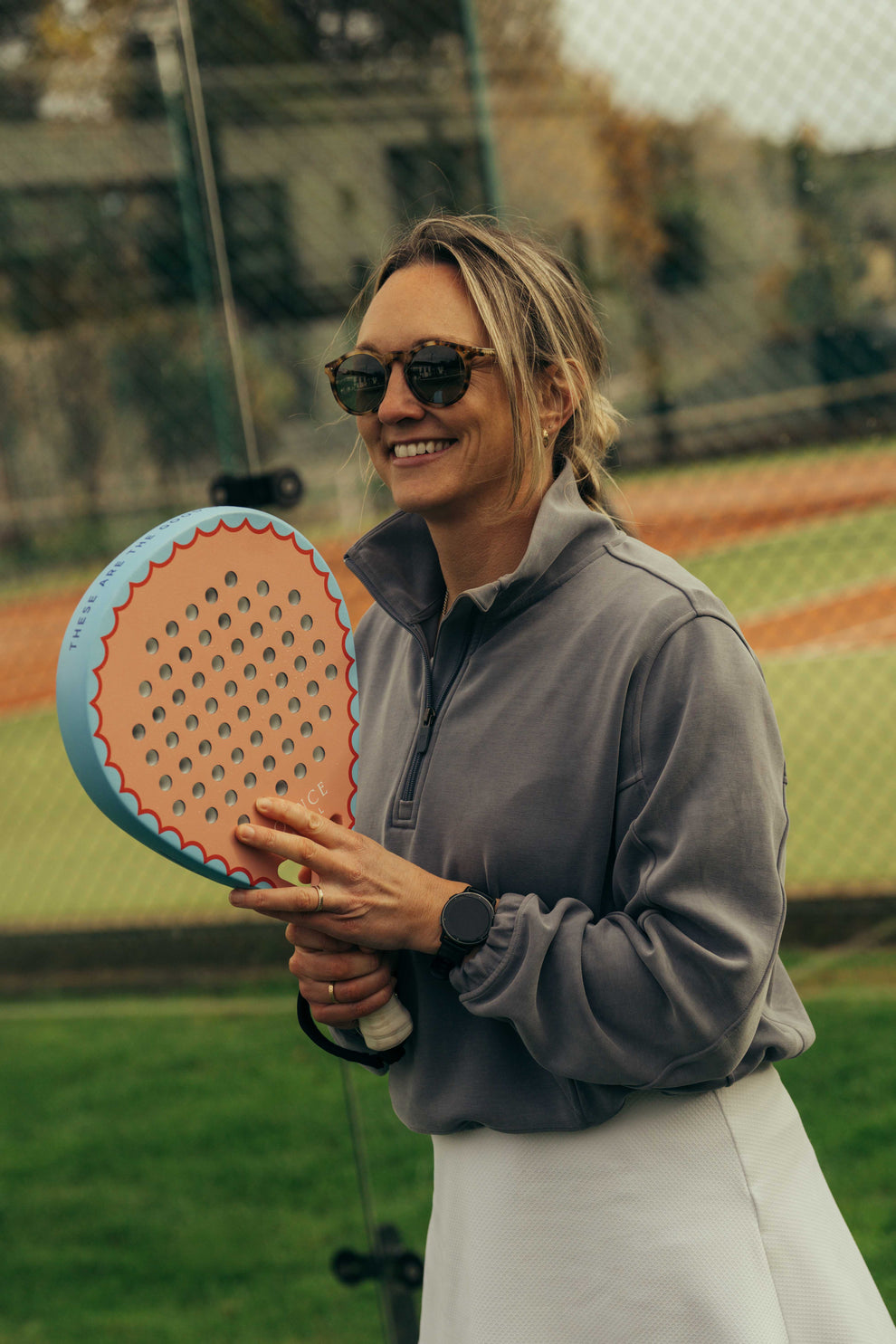 Women's Pink Teardrop Padel Racket – Pounce Padel